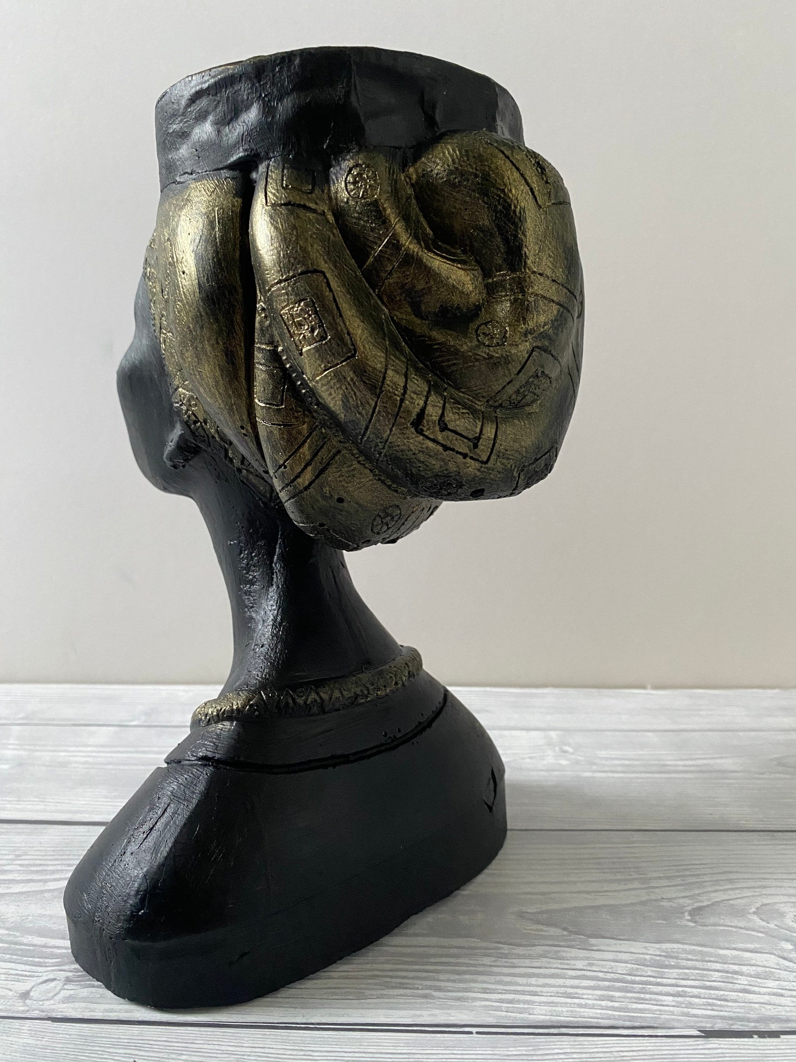 Woman Head Planter Pot African Queen Pot Unique Planters UK - Etsy