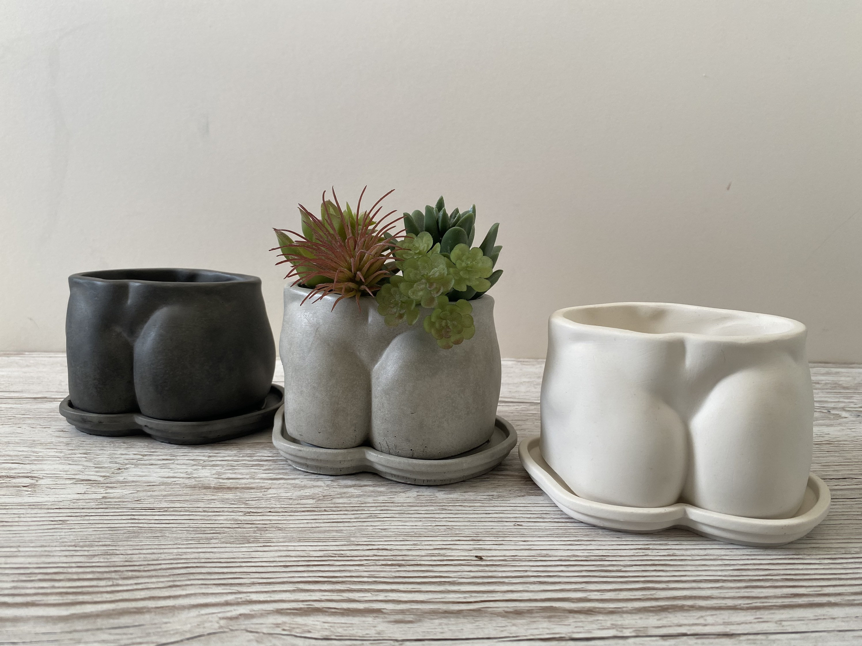 Davids Butt / Funny Planters /male Body Planter / Man Torso Pot / Human ...