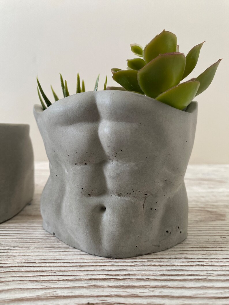 Davids Torso / Male Body Planter / Man Torso Pot / Human - Etsy
