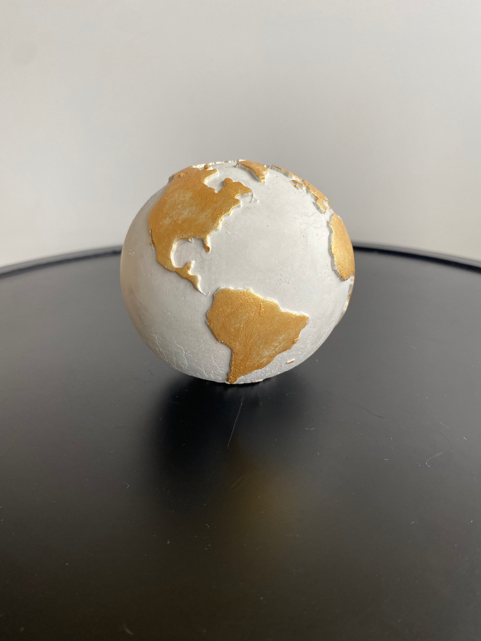 Concrete Globe Decor, Planet Earth Paperweight, Nordic Decor UK, Door ...