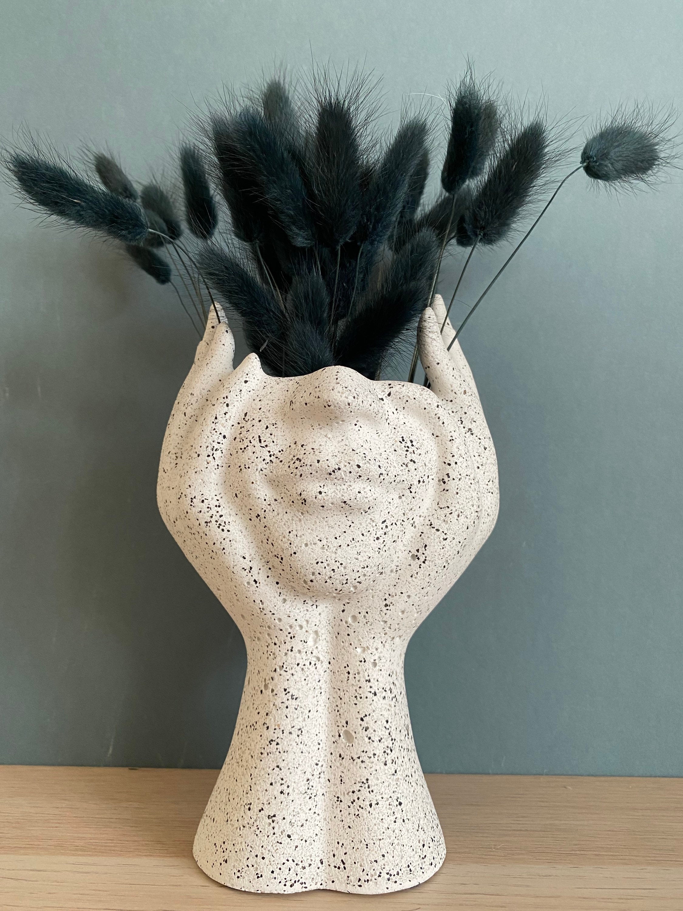 Woman Face Vase / Woman Body Planter / Funny Planters UK / Concrete ...