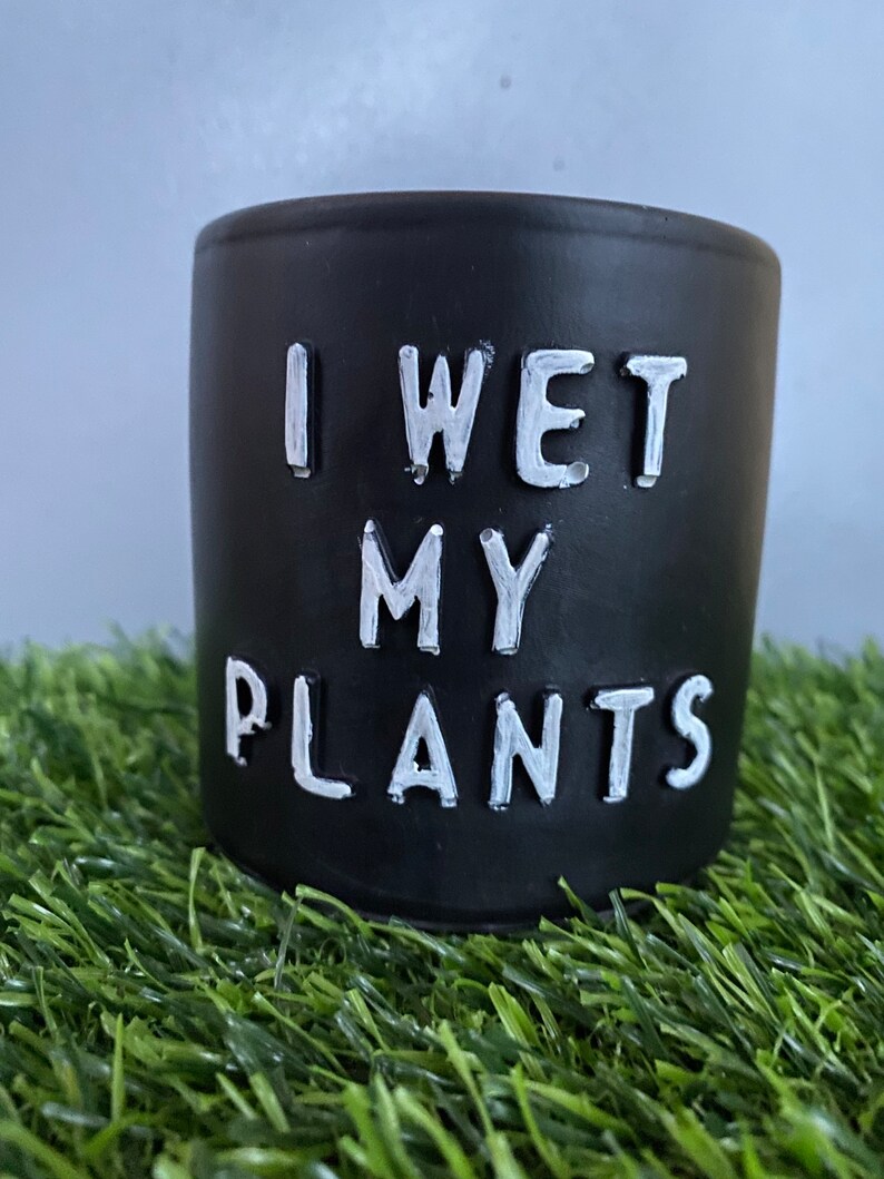 Funny Personalised Planters, Message Planter, Jesmonite Plant Pots ...