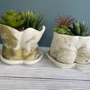 Davids Butt / Funny Planters /male Body Planter / Man Torso Pot / Human ...