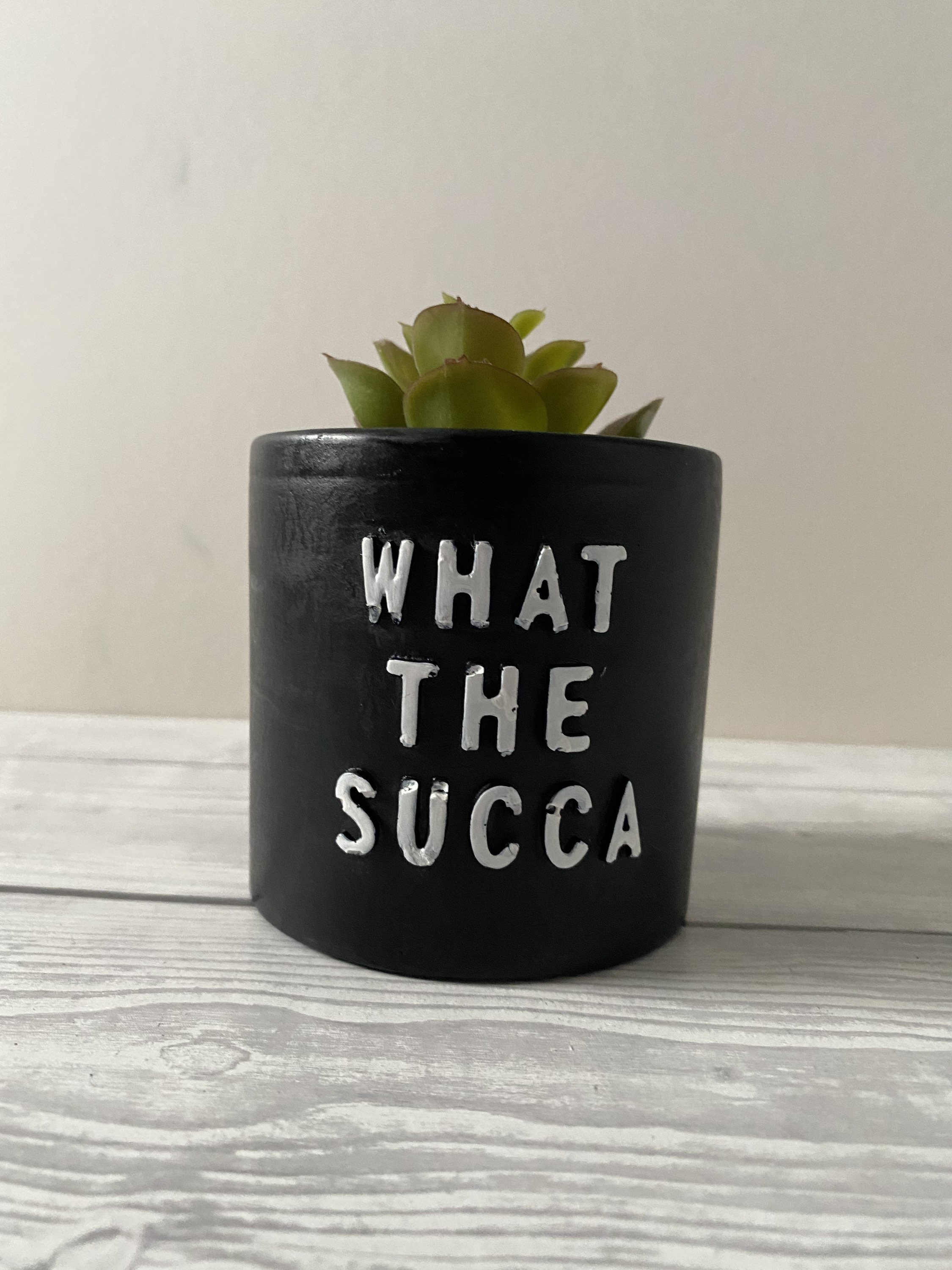 Funny Personalised Planters, Message Planter, Jesmonite Plant Pots ...