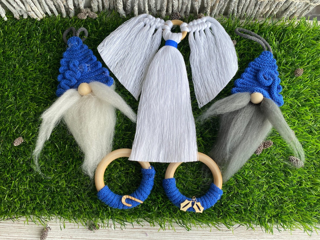 Christmas Gnome/ Gonk Angel Hanging Decorations Christmas - Etsy