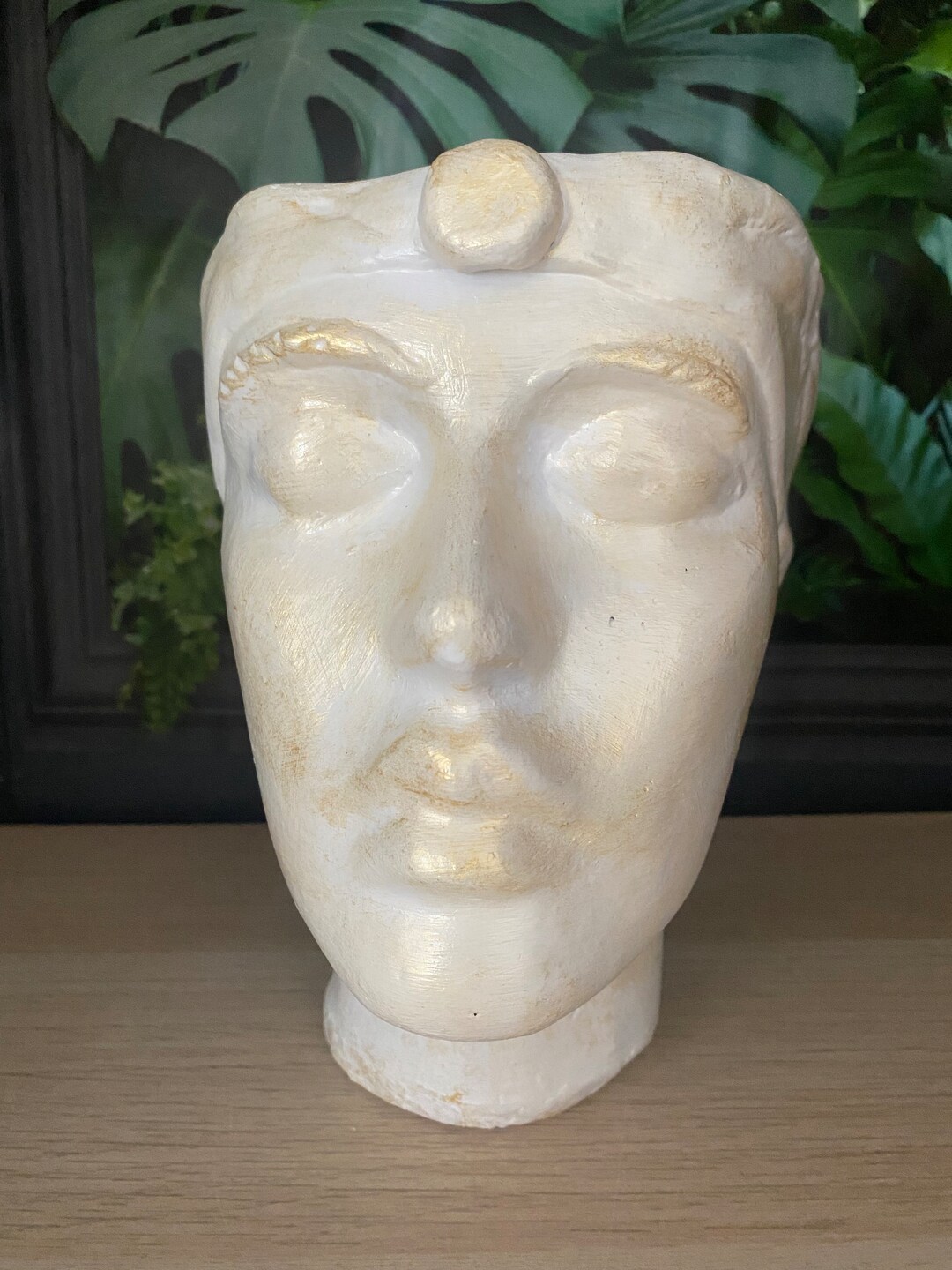 Woman Head Planter Pot, Human Flower Pot, Concrete Planter Pot ...