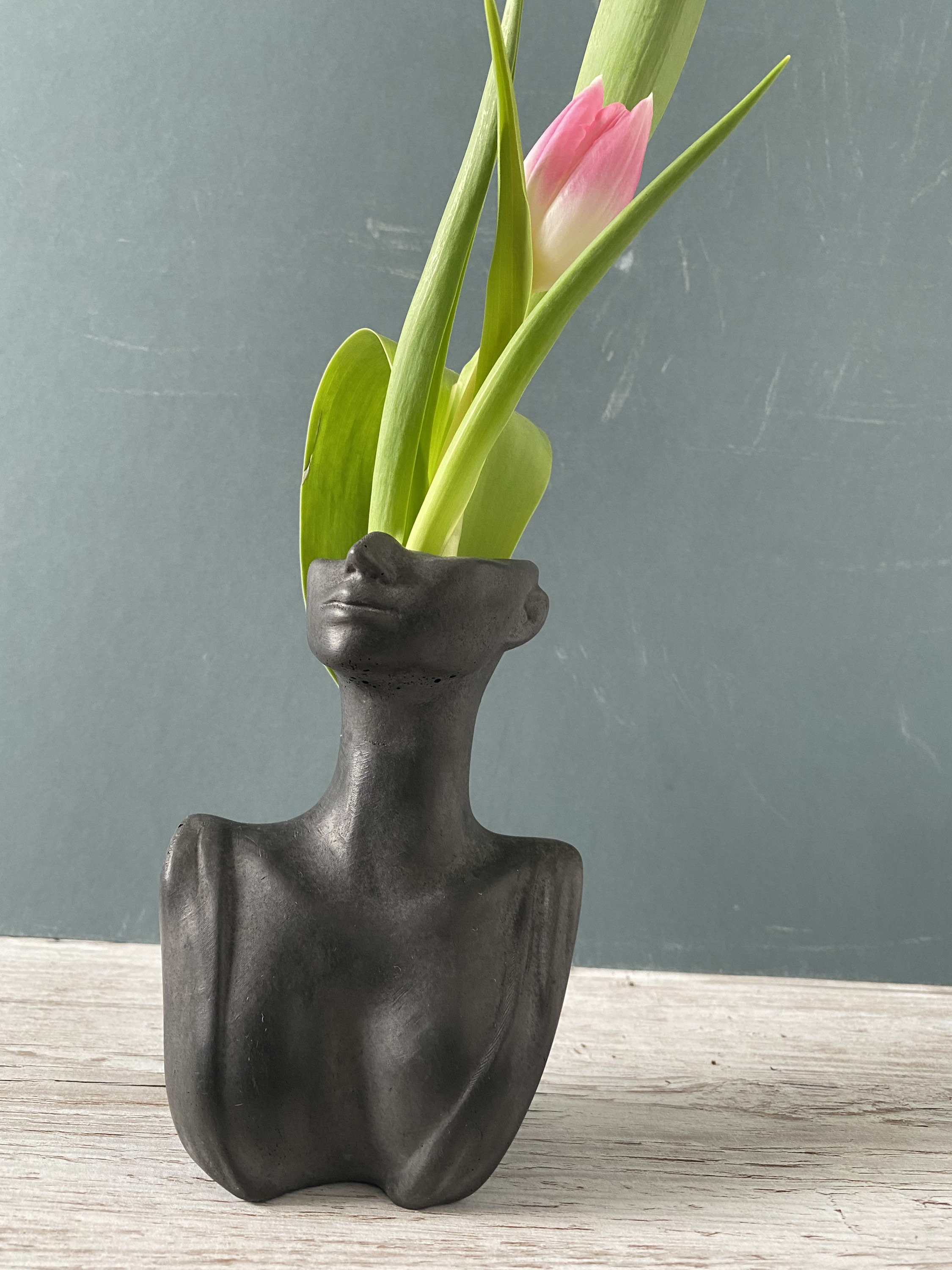 Woman Bust Vase / Face Vase / Half Face Stone Pot / Bust - Etsy