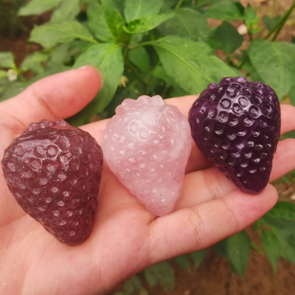 Crystal Strawberry - Etsy