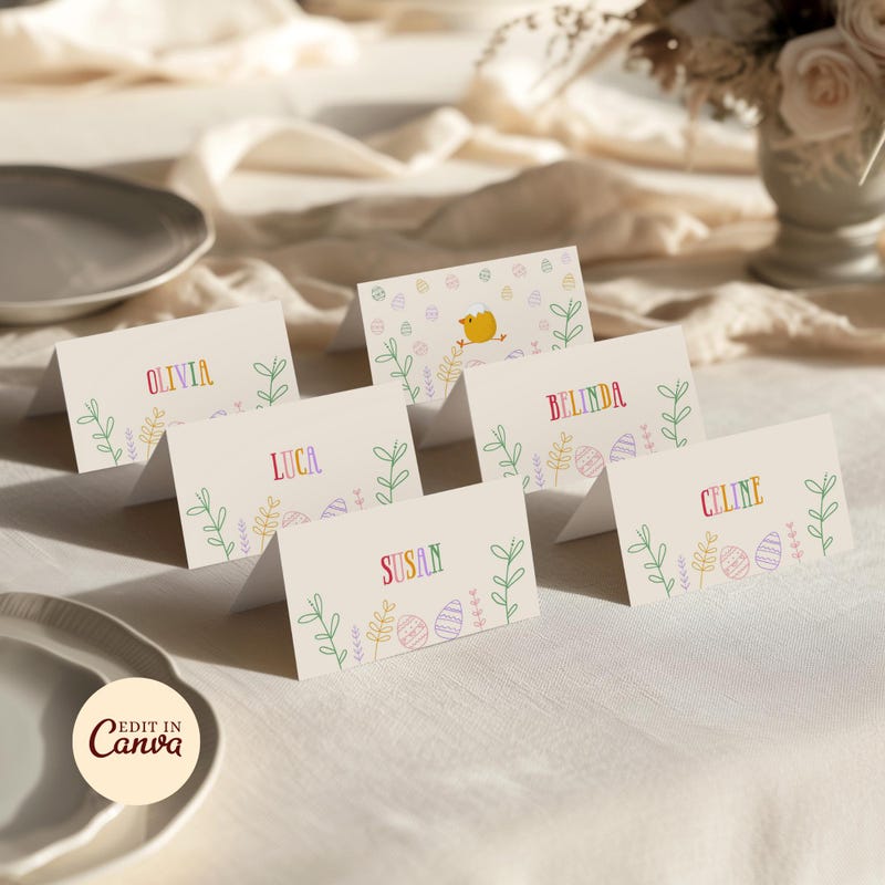 Table Name Cards - Etsy