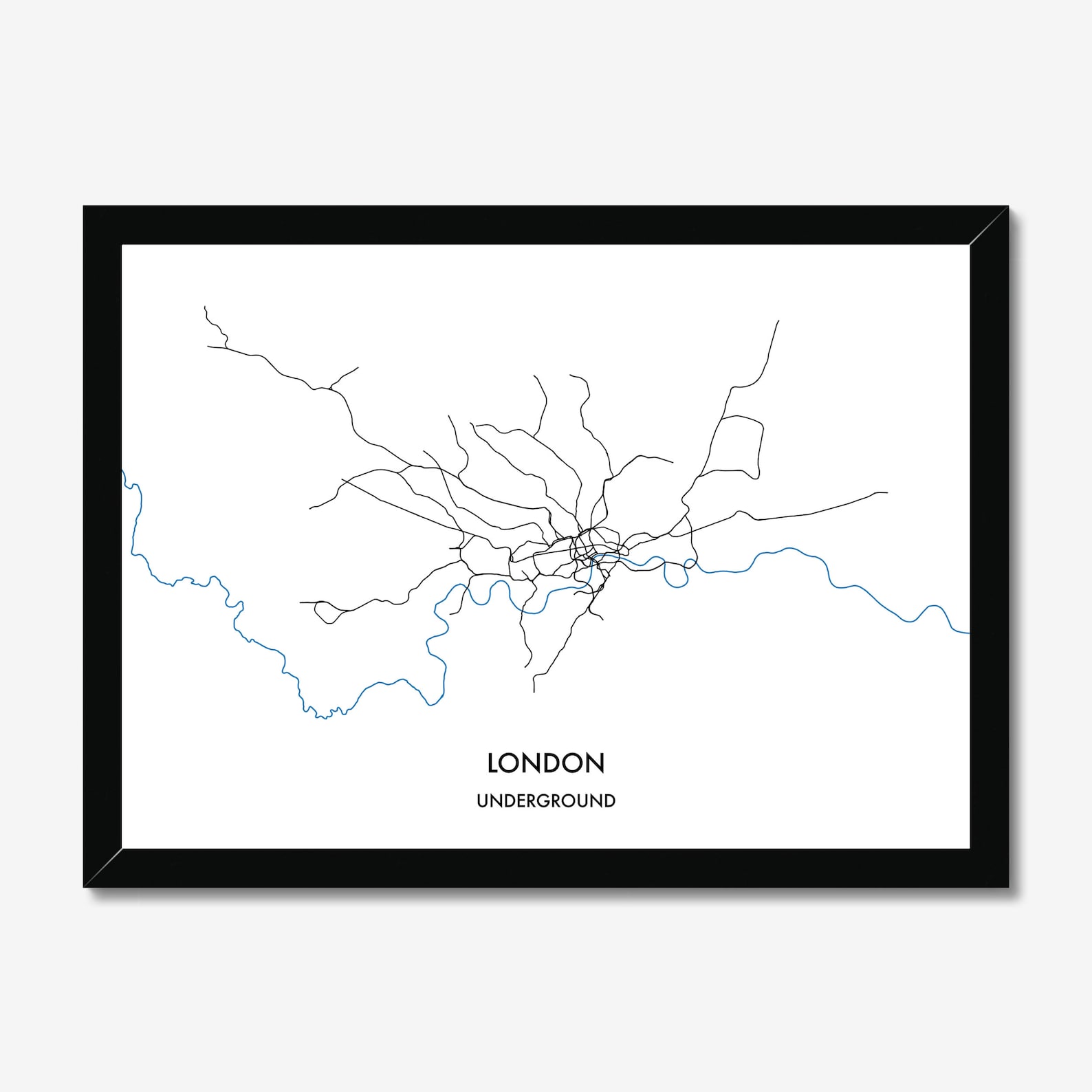 London Underground Subway Tube Map Poster instant Digital - Etsy
