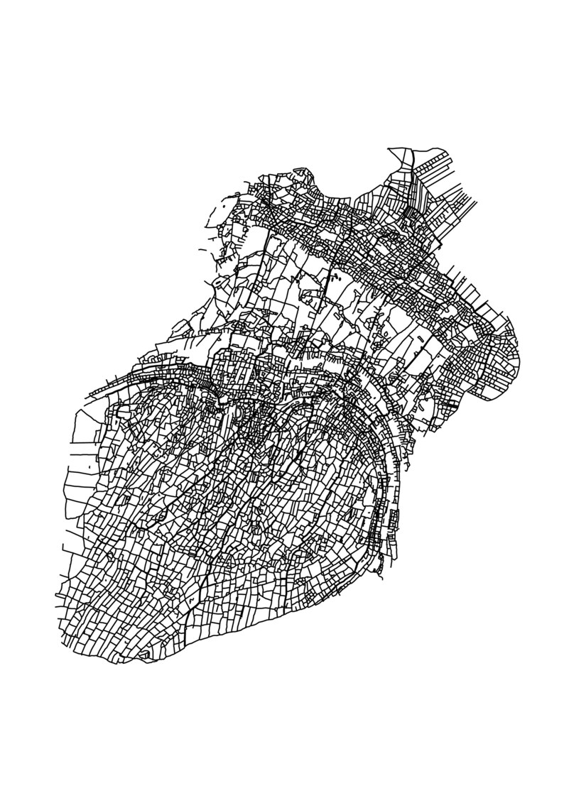 Inis Meain (inishmaan) Dry Walls Minimalist Map (instant Digital ...