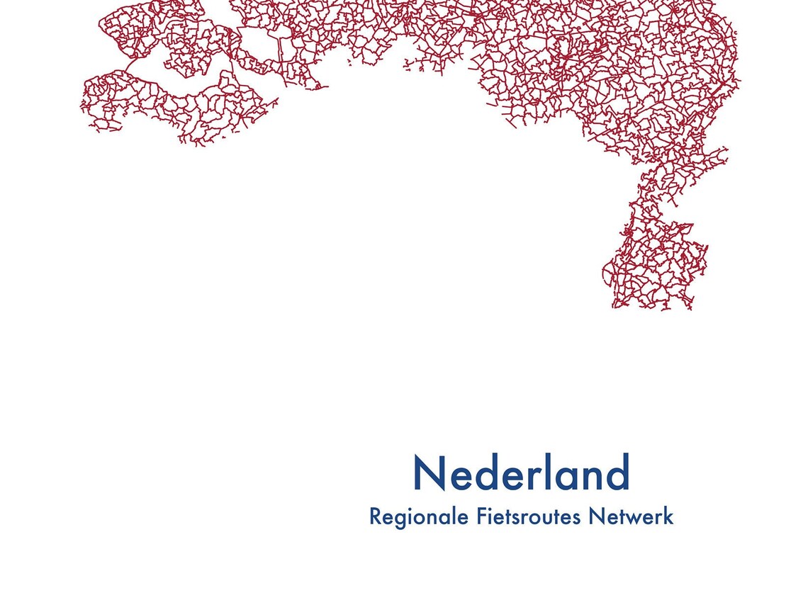 Netherlands Regional Cycle Network (nederland Regionale Fietsnetwerk ...