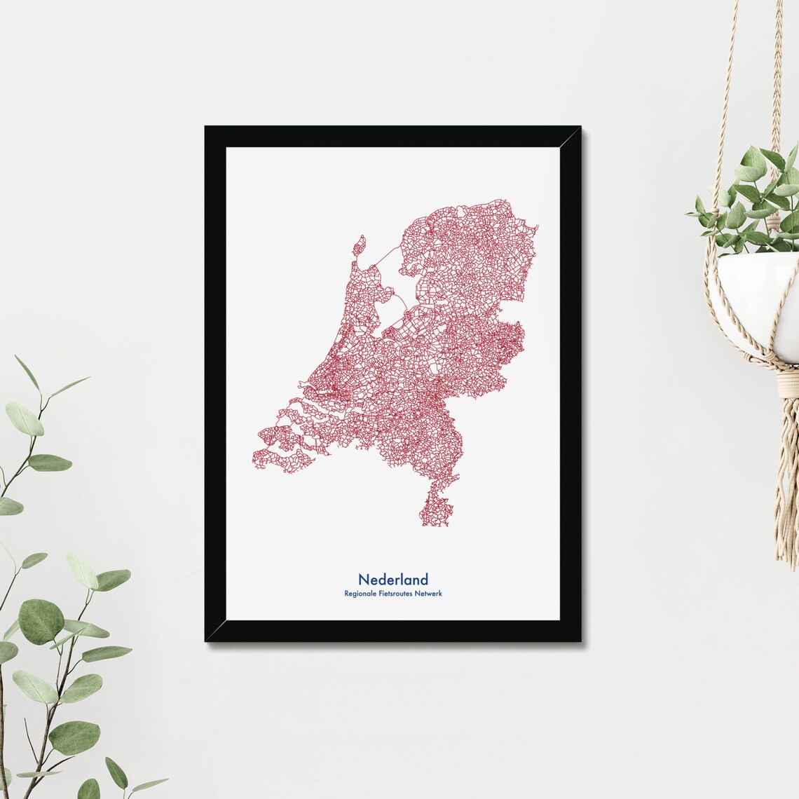 Netherlands Regional Cycle Network (nederland Regionale Fietsnetwerk ...