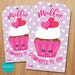 PRINTABLE MUFFIN Compares to You! Happy Valentine's Day Muffin Tag ...
