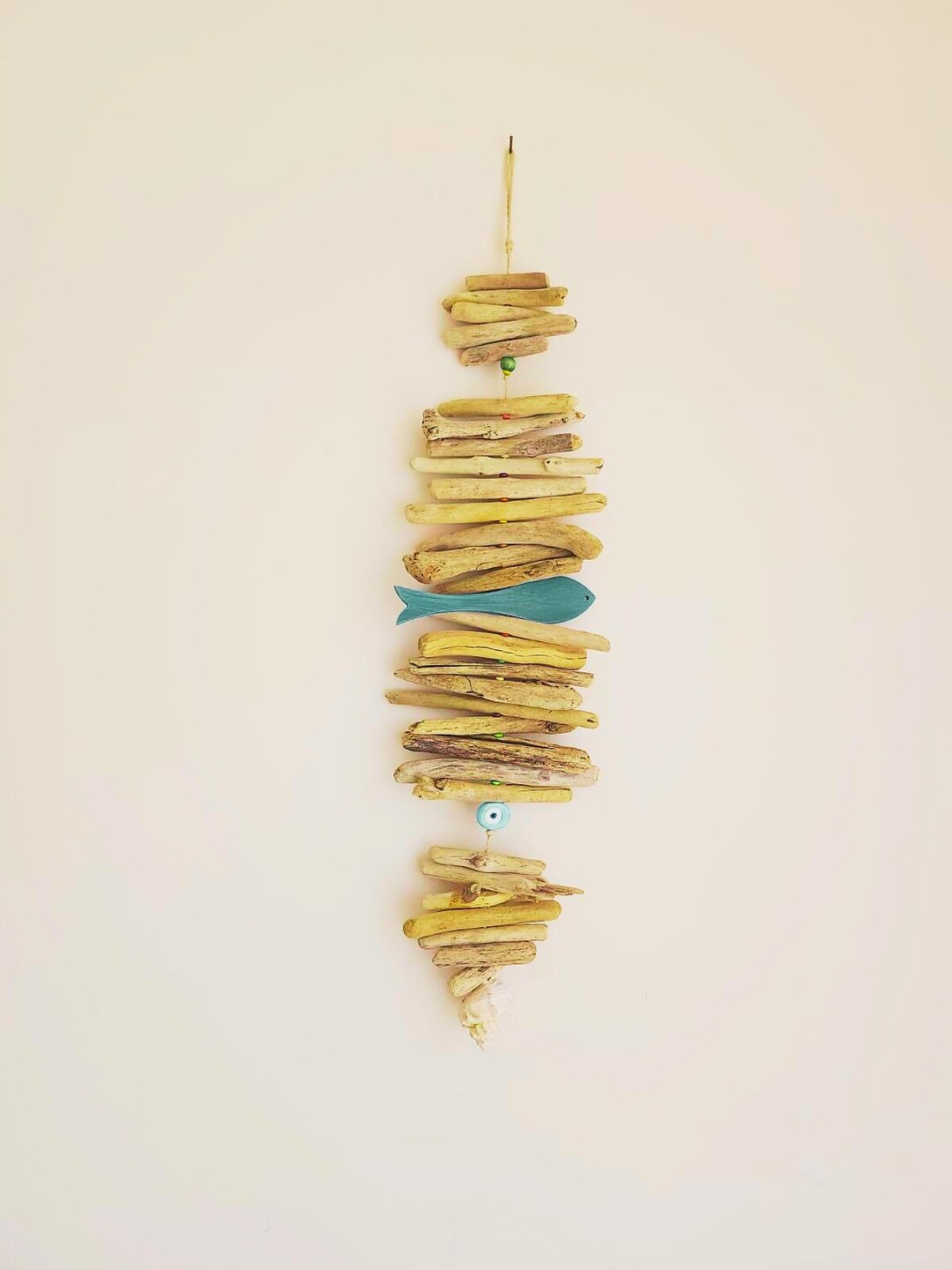 Valhalla Ladder Viking Decor, Nautical Home Decor, Driftwood Wind Chime ...