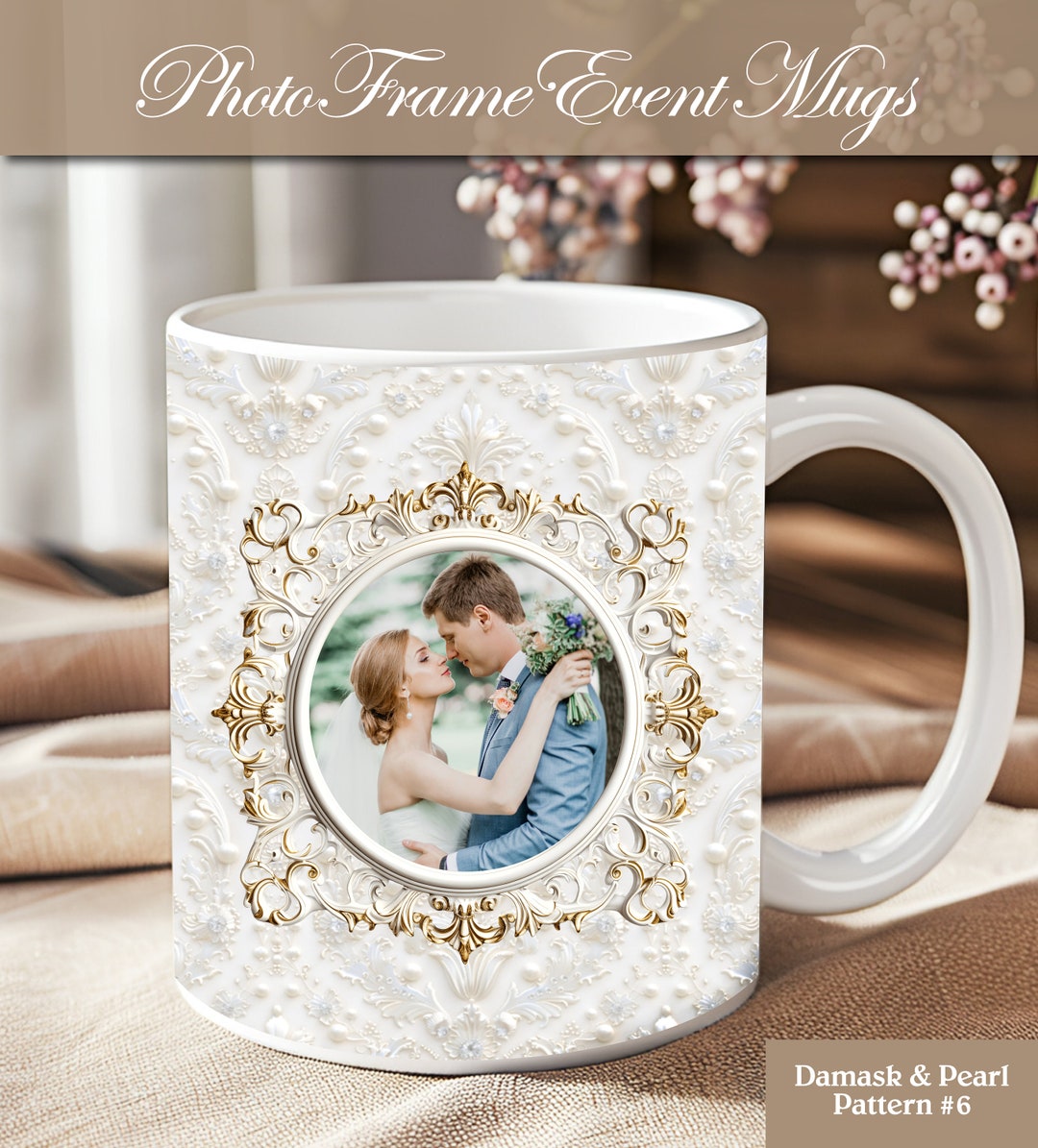 Custom Event Photo Framed Mugs, Wedding Mugs, Anniversary Mugs ...