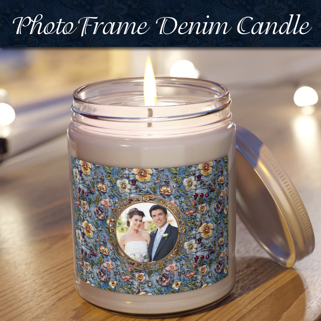 Custom Photo Candle, Personalized Candle, Wedding Candle, Anniversary ...