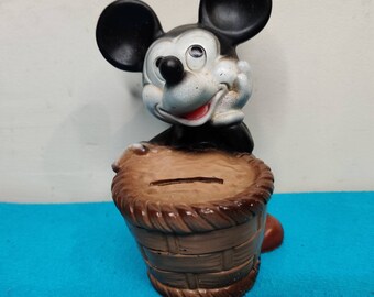Mickey Mouse Money Box - Etsy UK