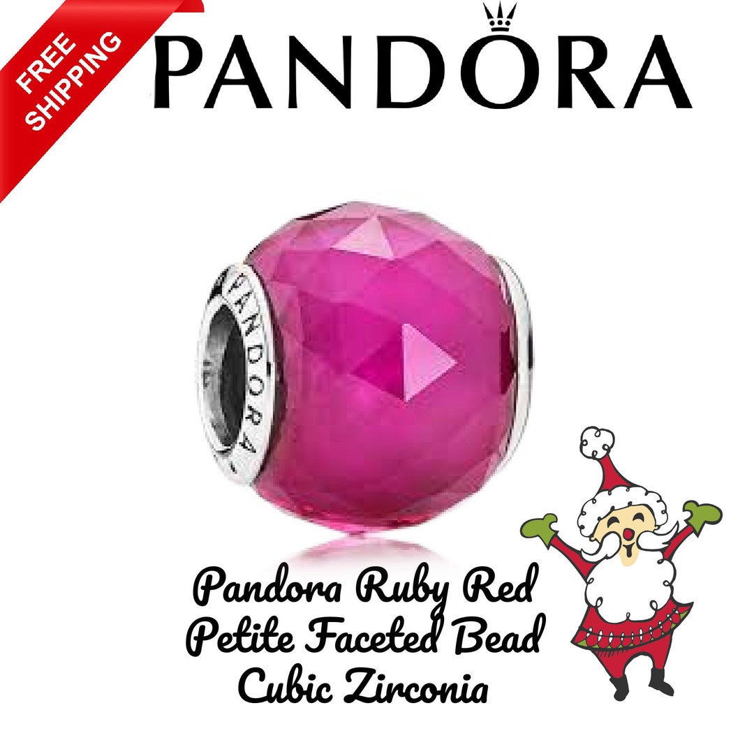 Pandora Ruby Petite Faceted Beads Retired New in Box - Etsy