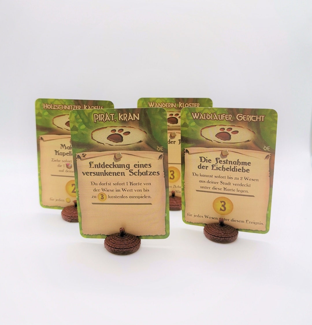 Everdell Event Card Holder Set of 4 - Etsy