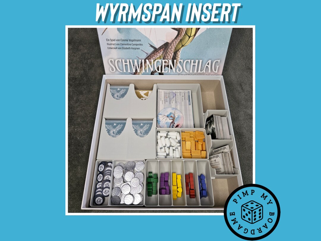 Insert for Wingspan Wyrmspan Inlay Organizer Assembly Aid unofficial - Etsy