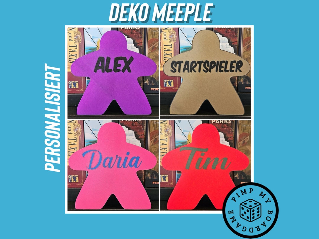 Deko Meeple Personalized - Etsy