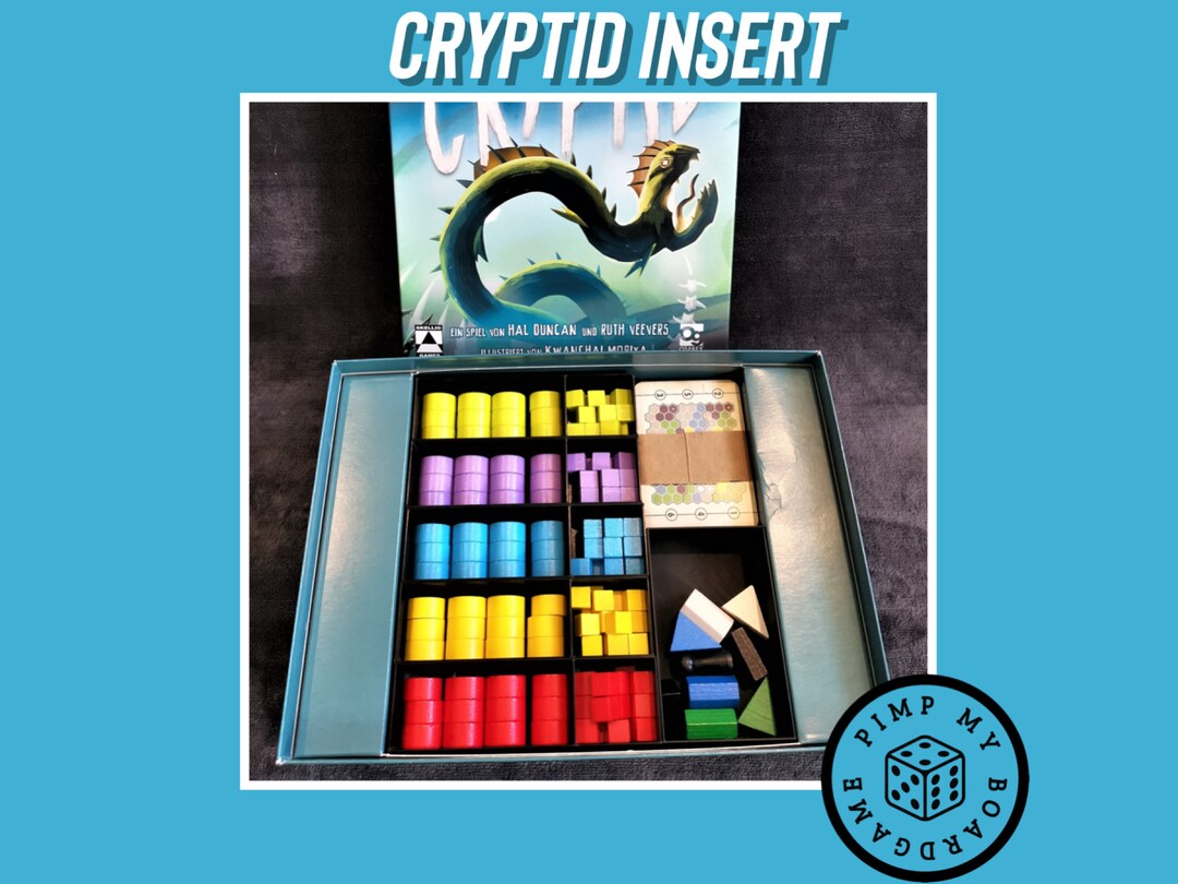Cryptid Bed Game Inlay Insert Organizer / Assembly Aid - Etsy