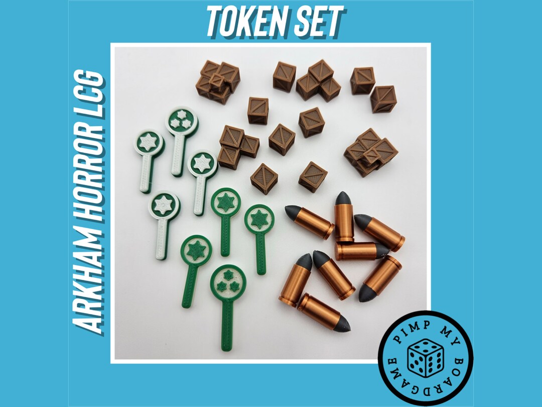 3D Token Set for Arkham Horror LCG Set unofficial Product - Etsy