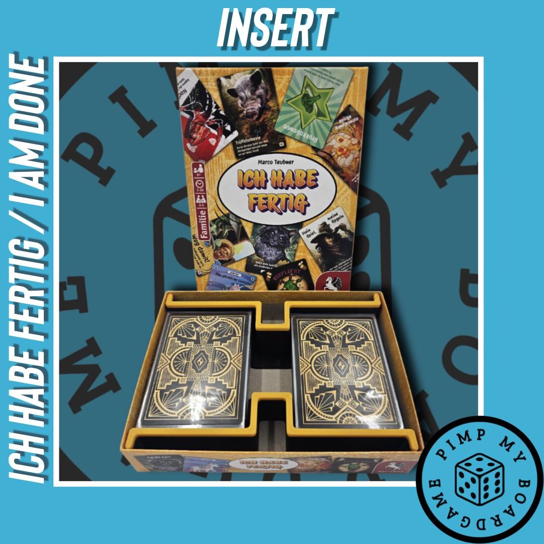 Insert for Ich Habe Fertig / I Am Done - Etsy