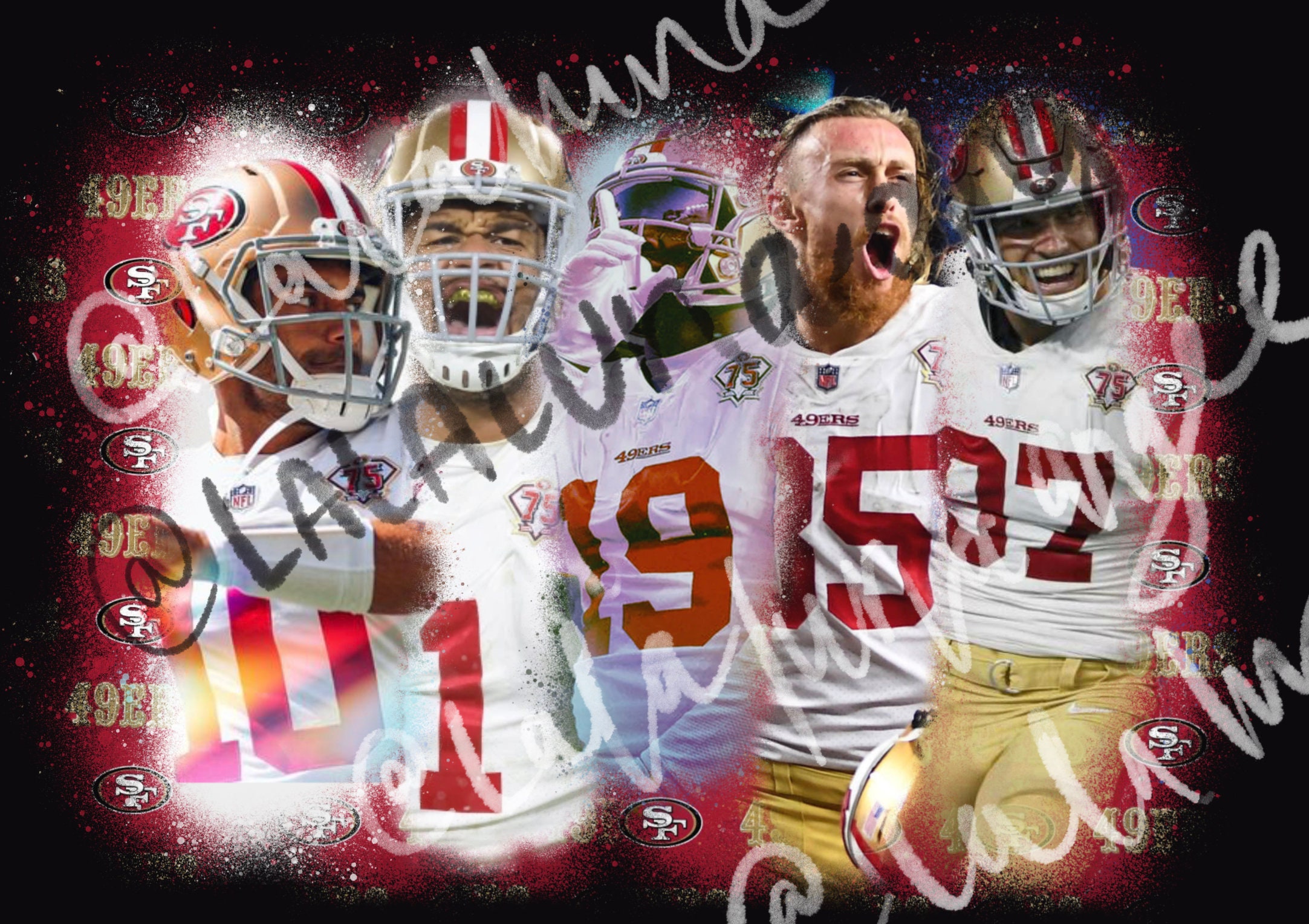 Clip Art & Image Files Papercraft Scrapbooking HTV printable Nick Bosa ...