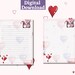 Love Gnomes Valentine Printable Stationery Set | US Letter Size Pdf ...