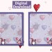 Love Gnomes Valentine Printable Stationery Set | US Letter Size Pdf ...