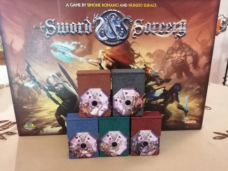 Sword & Sorcery Hero Tuck Boxes (pack of 5) - Etsy