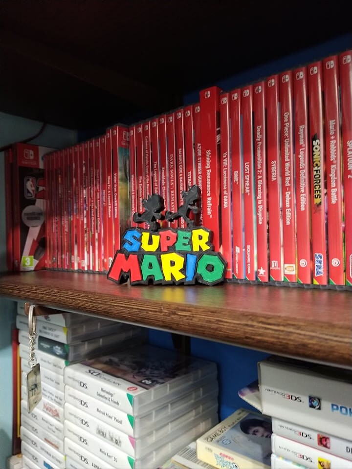 Super Mario 3D Display Logo - Etsy
