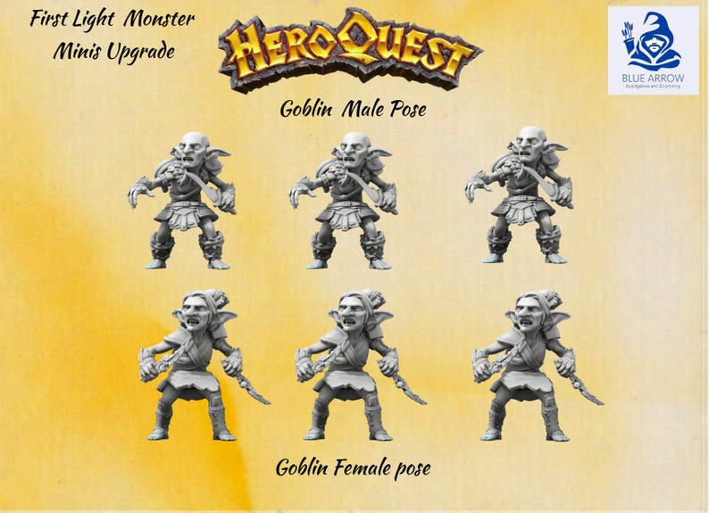 Heroquest First Light Monsters 3D Upgrade - Etsy Australia