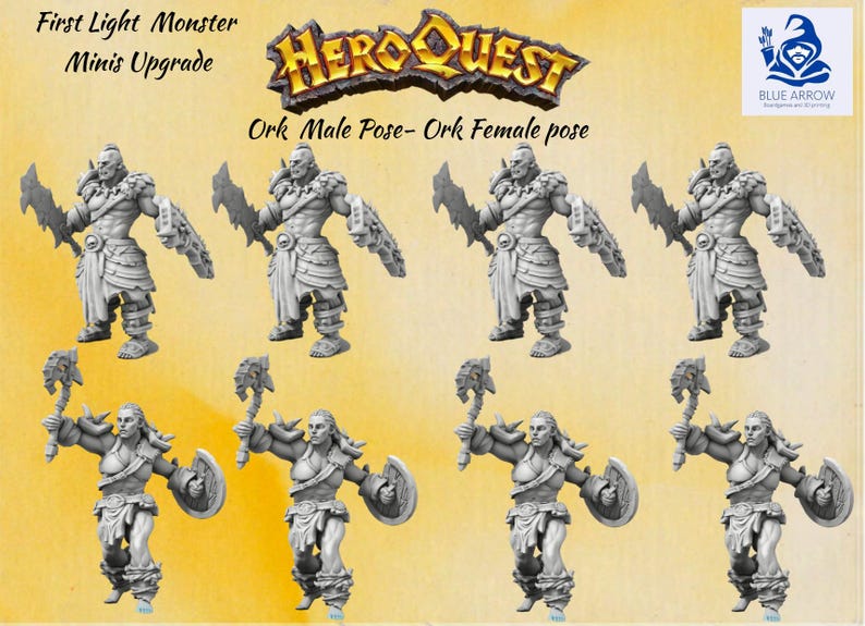 Heroquest First Light Monsters 3D Upgrade - Etsy Australia
