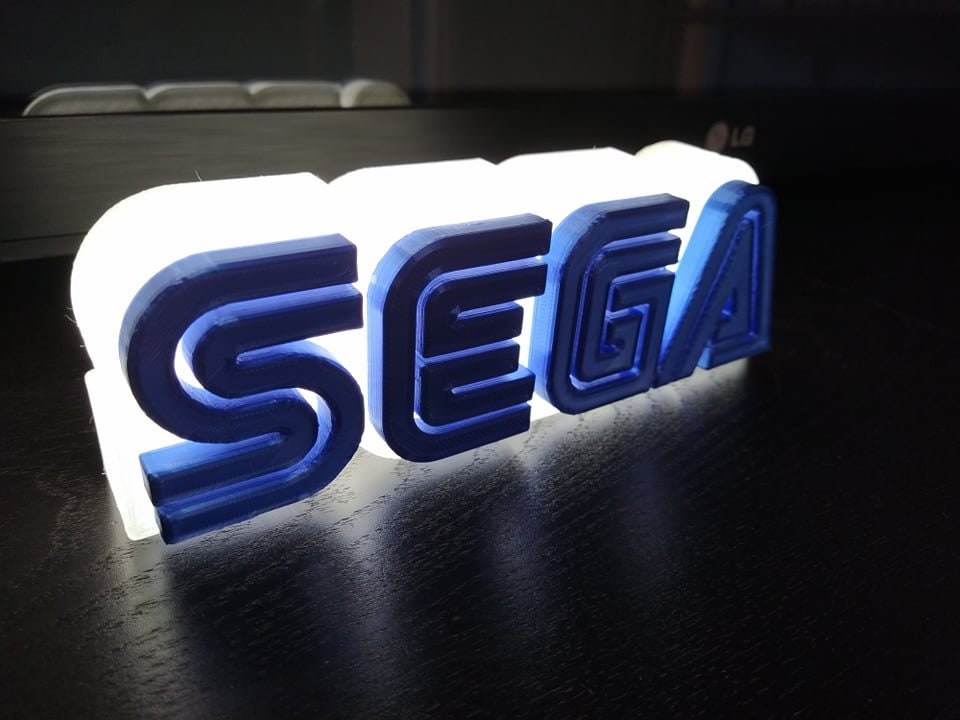 SEGA LED Display Logo - Etsy