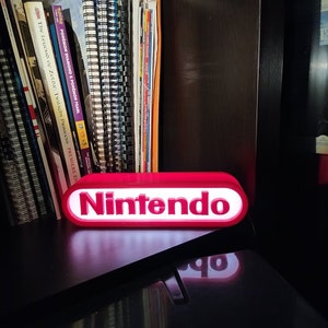LED Light Display Nintendo Logo - Etsy