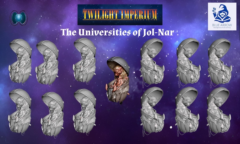 Twilight Imperium: the Universities of Jol-nar 3D Upgrade - Etsy