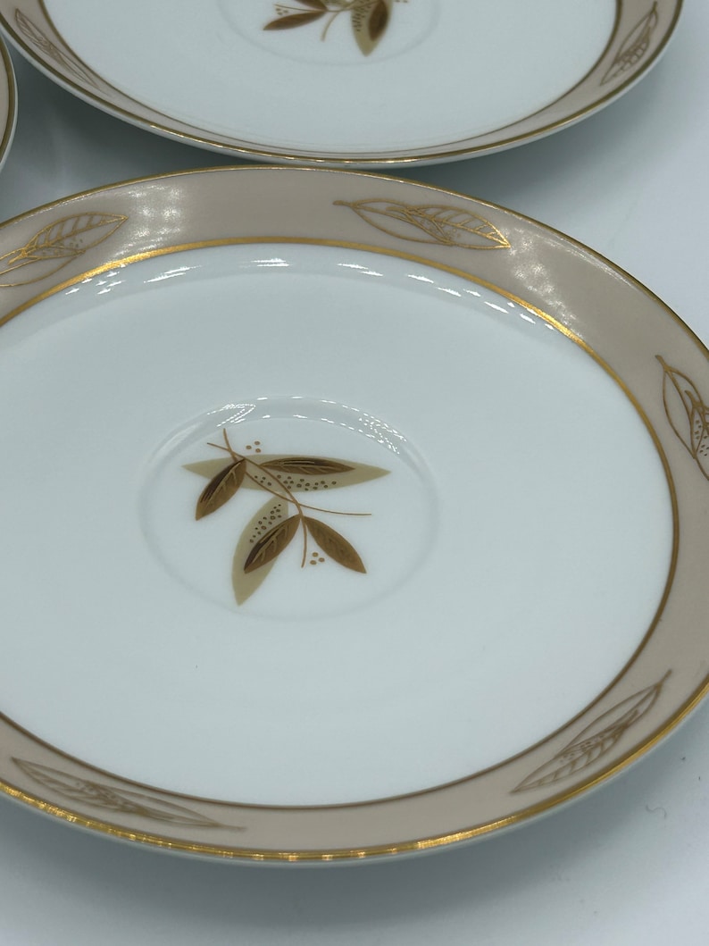 Set of 3 Vintage Noritake China Pattern 5580 Tea Cup Saucers Only - Etsy