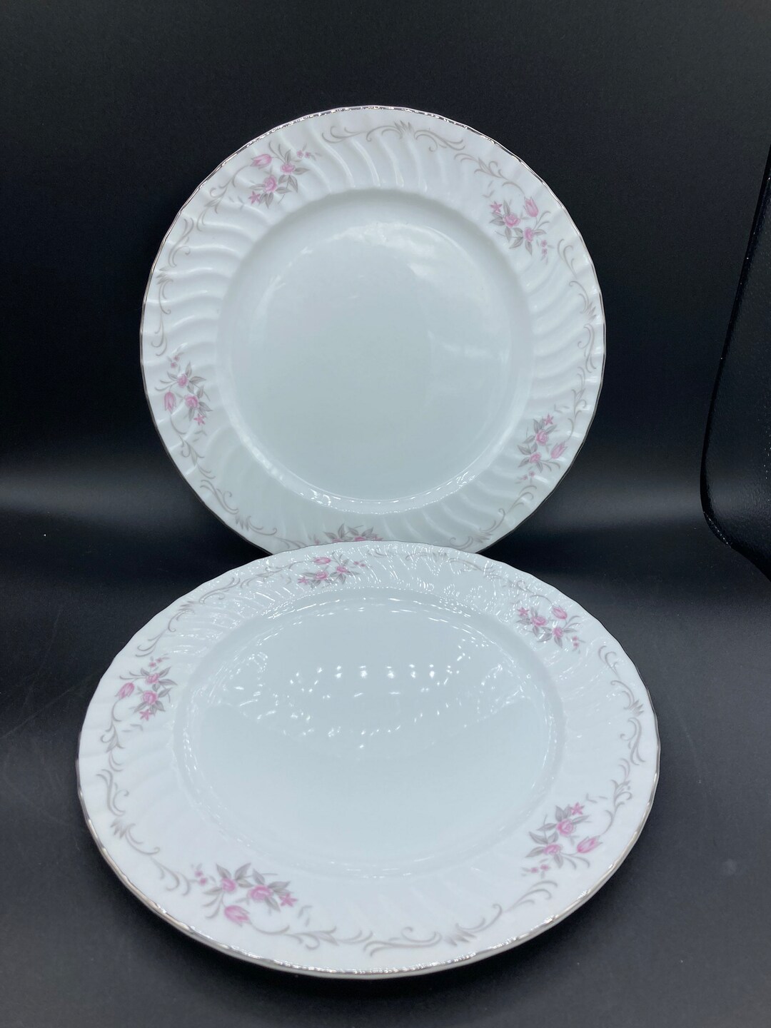 GOLD STANDARD Genuine Porcelain Set of 2 Dinnerplates Made in Japan ...