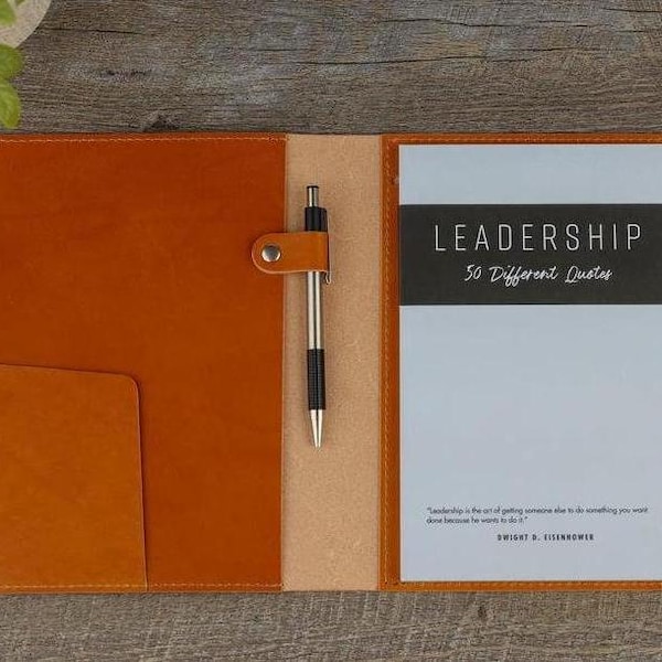 Leather Notepad - Etsy