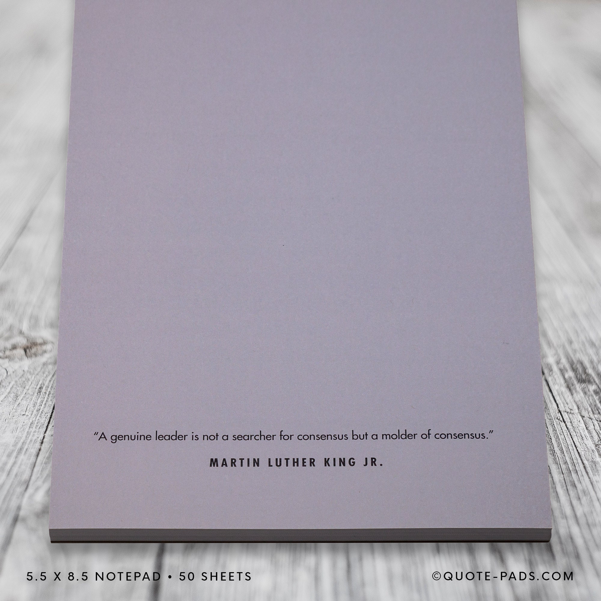Martin Luther King Jr. Quotes Notepad 5.5 X 8.5 Sheets, MLK Gift ...