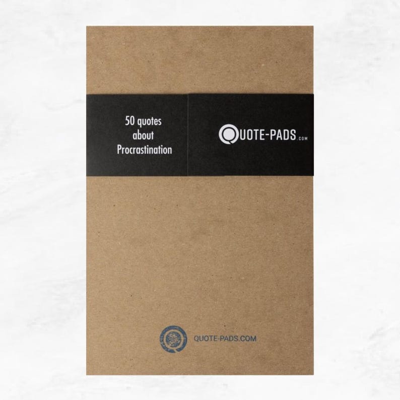 To-do List With Procrastination Quotes Notepad: Checklist With 50 ...