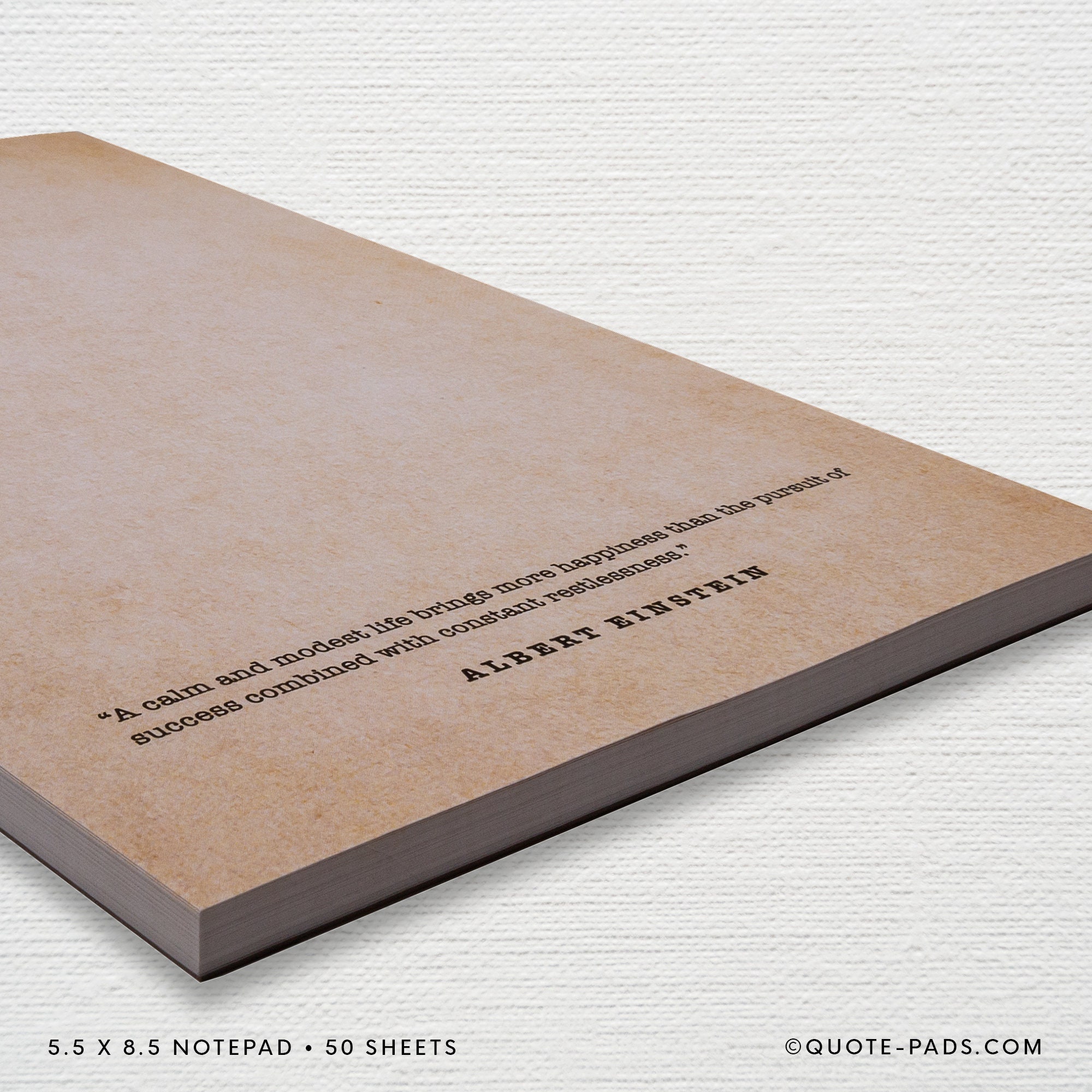 Albert Einstein Quotes Notepad 5.5 X 8.5 Notepad, Physics Teacher Gift ...