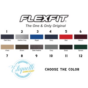Custom Flexfit Hat With Logo, Embroidery Hat, Personalize Hat ...