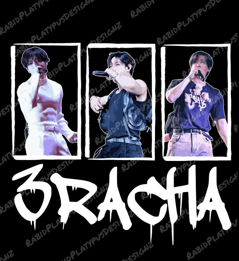 3RACHA Kpop PNG & SVG | Stray Kids Merch Design for Sublimation, DTF ...