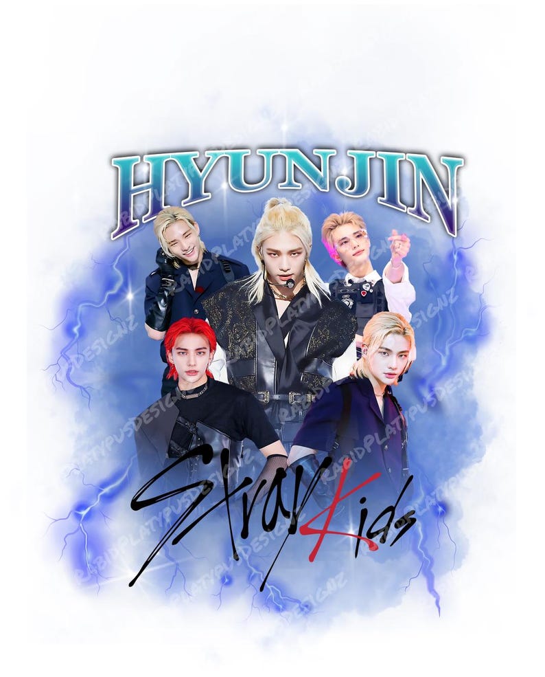 Hyunjin Stray Kids PNG | High-resolution Digital Download | Sublimation ...