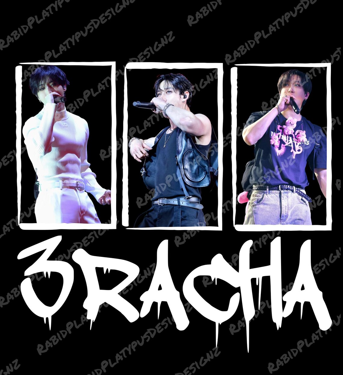 3RACHA Kpop PNG & SVG | Stray Kids Merch Design for Sublimation, DTF ...