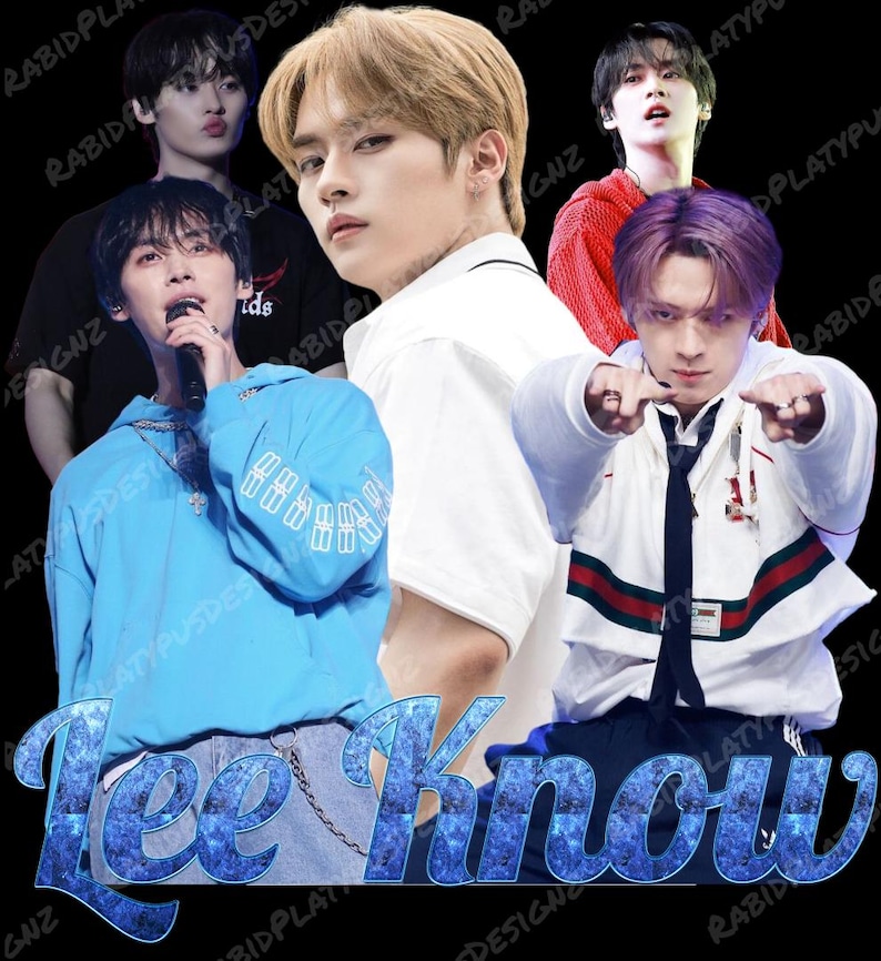 Stray Kids Lee Know PNG | Printable Fan Art | Instant Download - Etsy